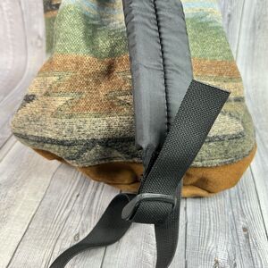 Pendleton | Bags | Pendleton Wool Drawstring Duffle Bucket Bag Aztec Southwestern Print Sling ...